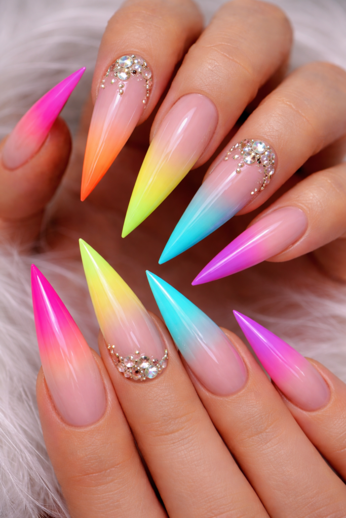 Sharp, Chic & Unstoppable: The Ultimate Guide to Stiletto Nail Ideas ...
