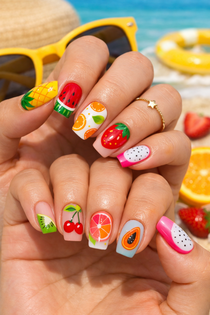 Hot Girl Summer Nails That Hit Hard Every Time, From Pool Days to Late ...